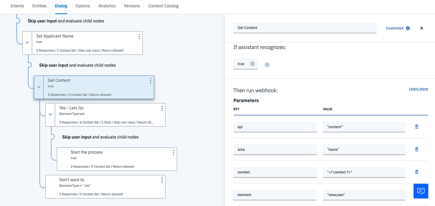 Managing Watson Assistant responses part 2 (slots) | by Tony Hickman ...