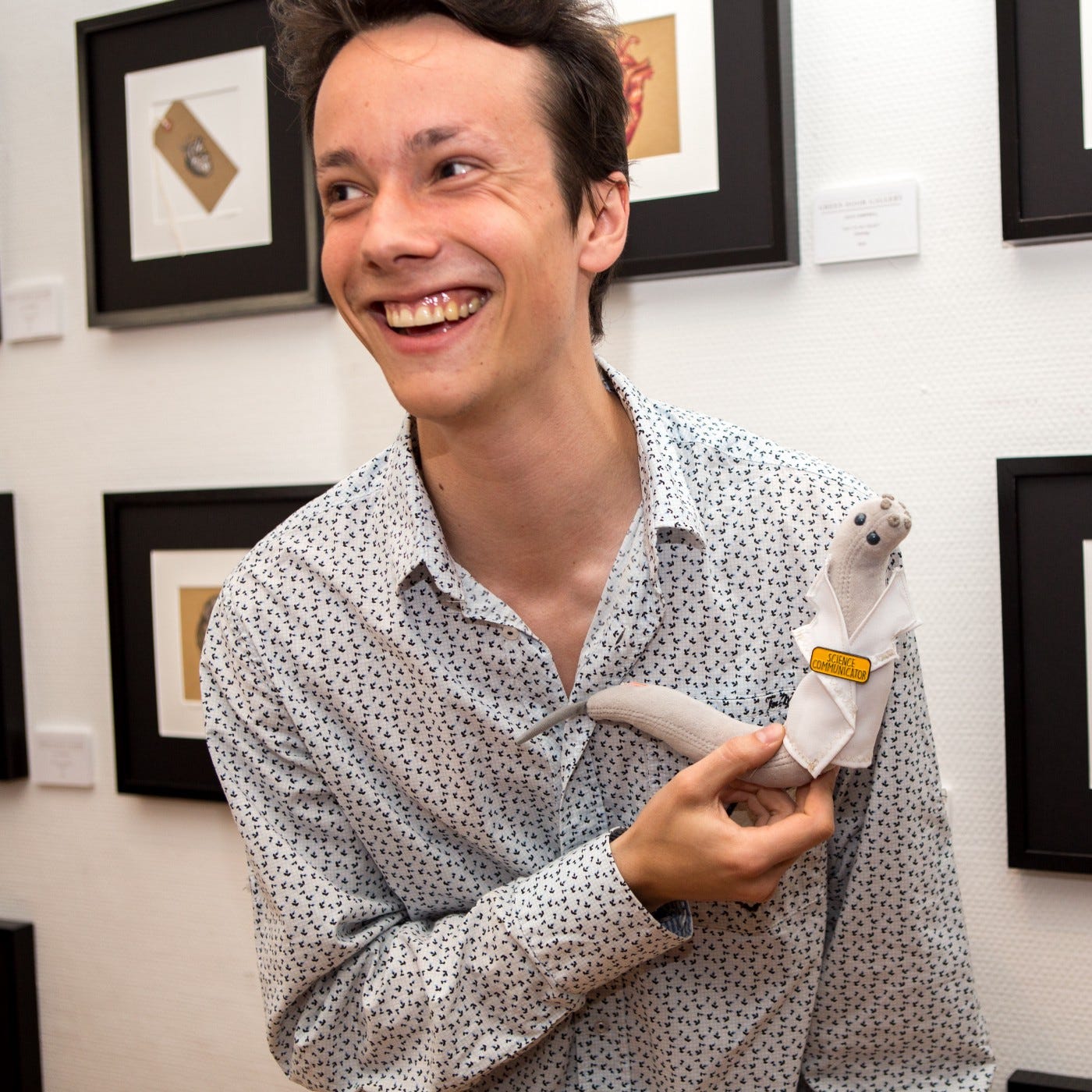 The early scientist gets the worm: Lucas Mergan hosts Real Scientists ...