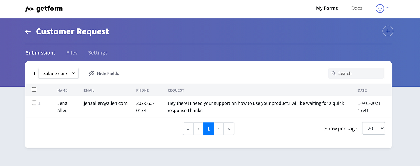 How to integrate your HTML form to Asana using Getform | Getform