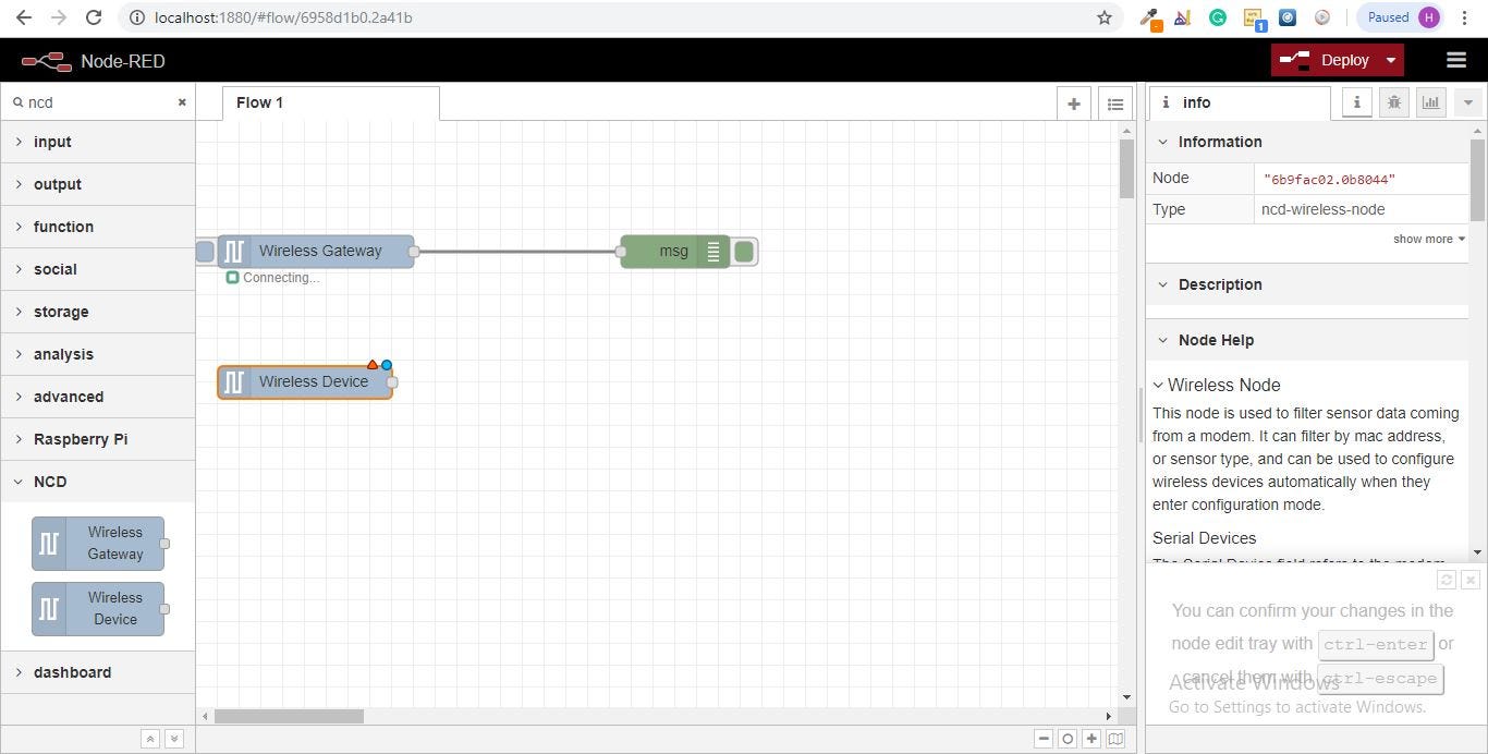 Sending Data Of Wireless Temperature And Humidity Sensor To Mysql By