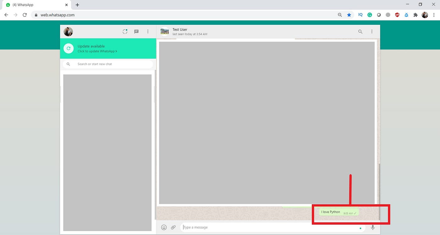 Automate Whatsapp Using Python Hello World By Ayushi Rawat