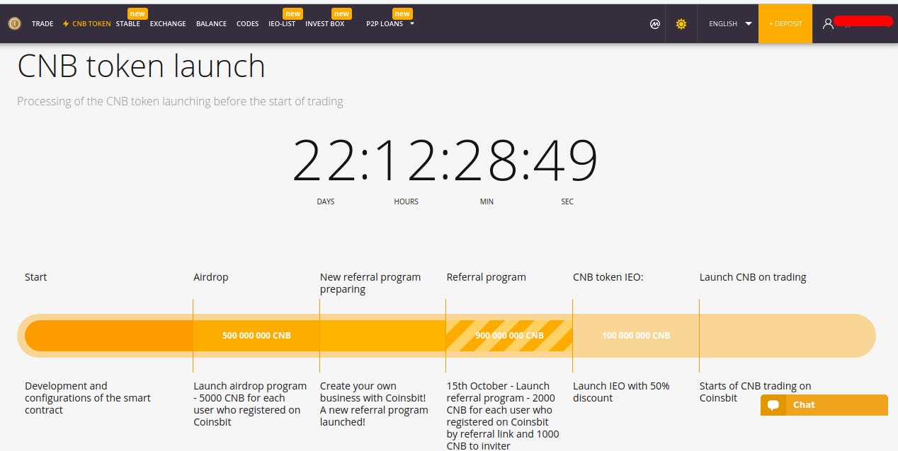 Coinsbit.io 2000 CNB Tokens Airdrop | by Jake36 | Medium