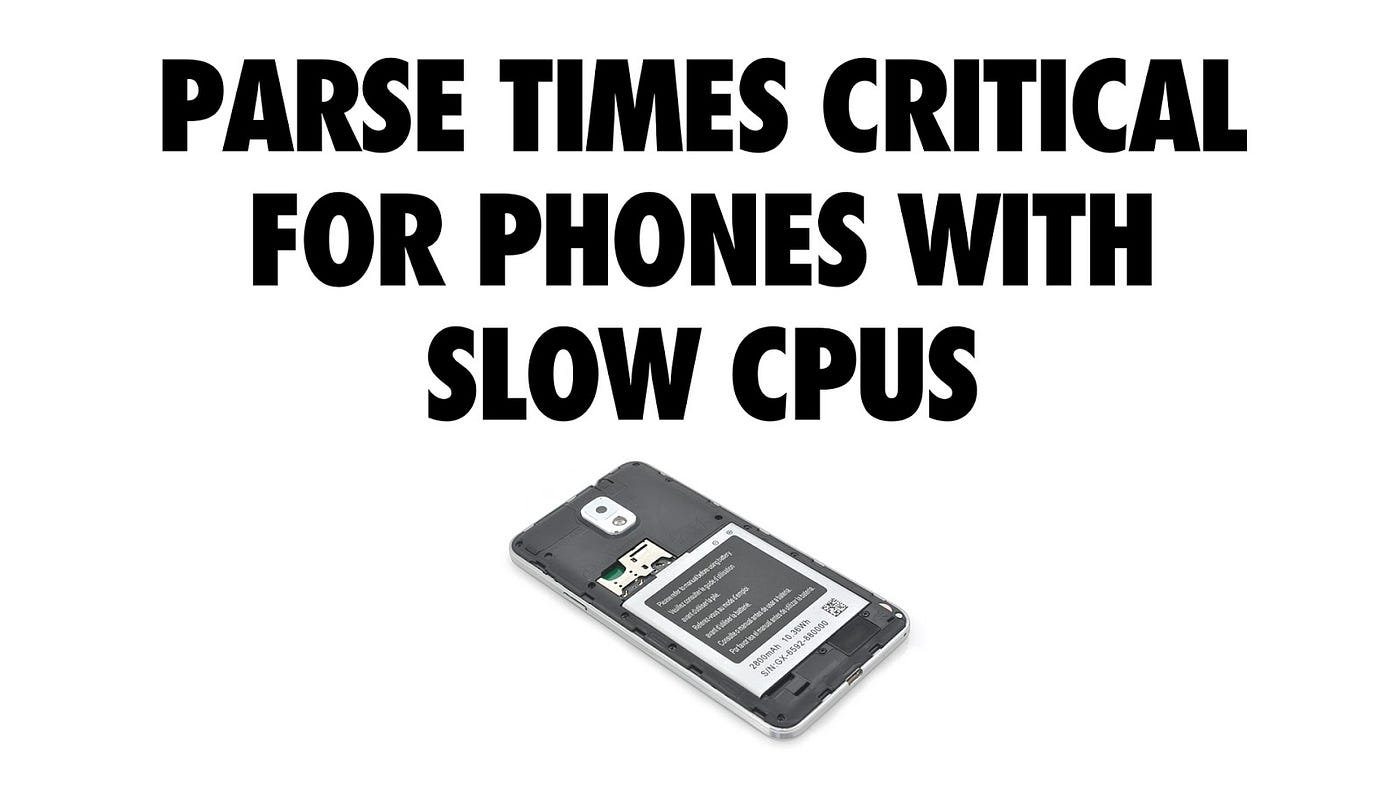 The Cost Of JavaScript In 2018. Update: The Cost Of JavaScript In 2019 ...