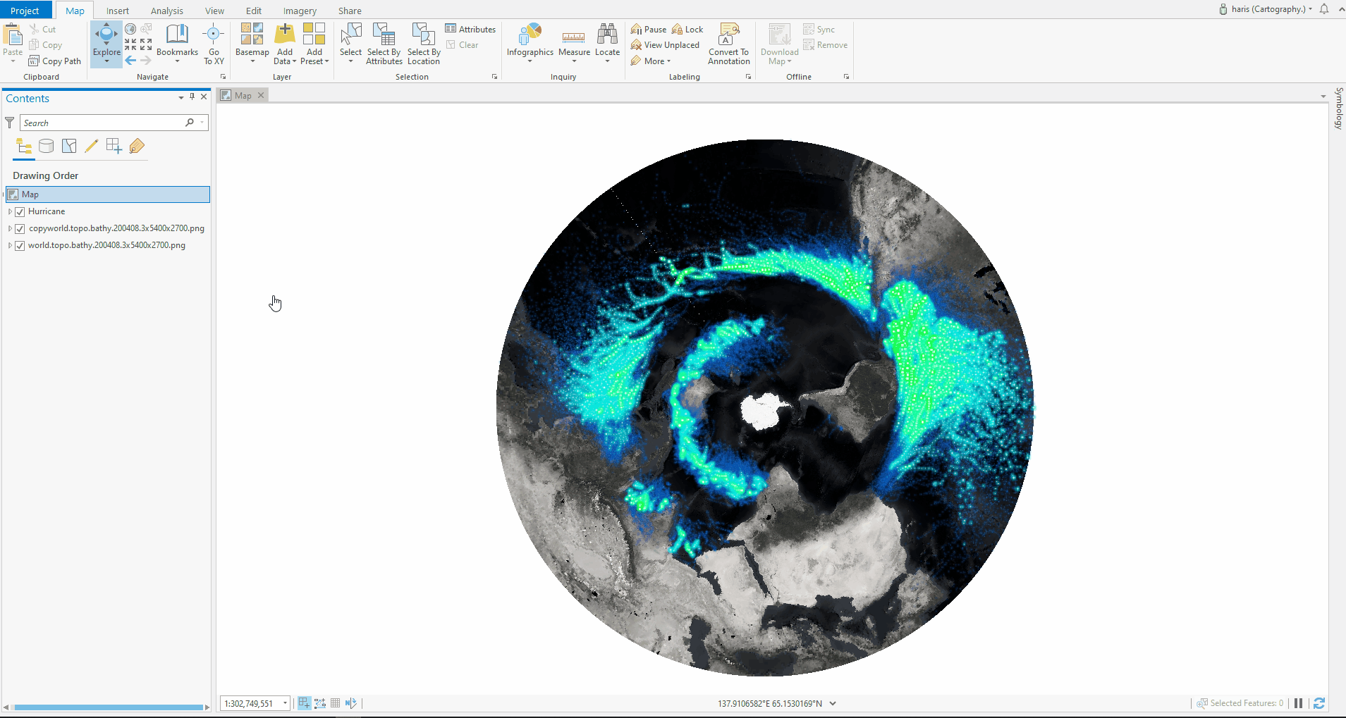 6 Langkah Mudah Membuat Peta Hurricane dengan ArcGIS Pro! | by Haris ...