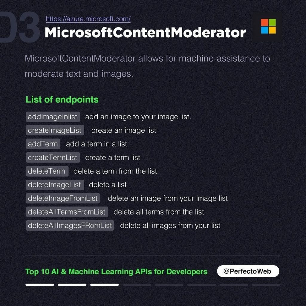 Top 10 AI & Machine Learning APIs | by Ruslan Galba | @hellotegra | Medium