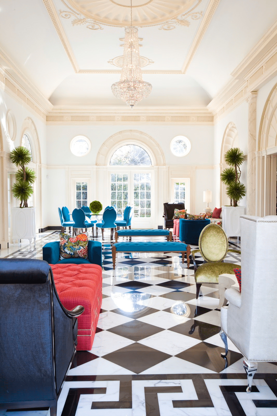 3 Ways to Incorporate a Bold Ceiling Color | by Laura U Interior Design ...