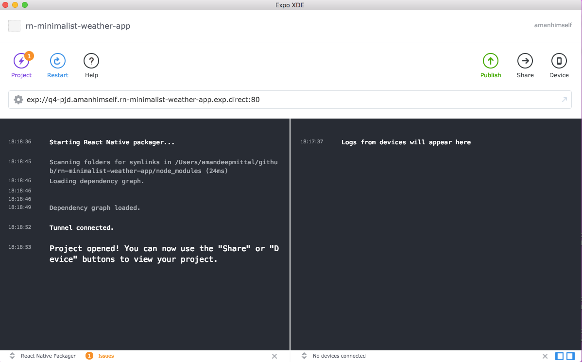 Building a Minimalist Weather App with React Native and Expo | by Aman ...