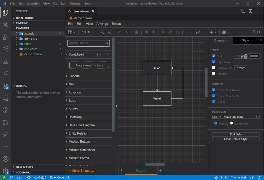 Create Diagrams In VS Code With Draw.io | by Henning Dieterichs | Medium