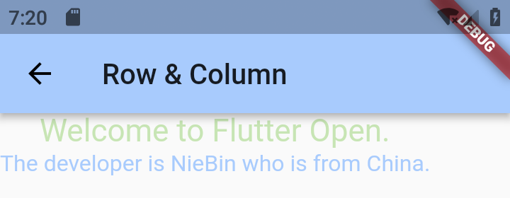 Flutter Widgets 04 Row And Column By Niebin Flutteropen Medium