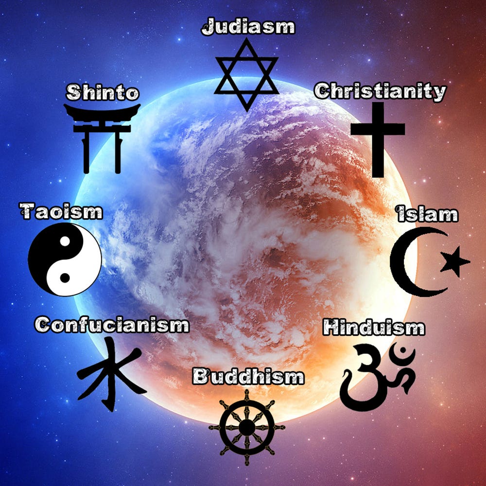 The Five Major Religions Explained | by Rose Harmon | The Smartie ...