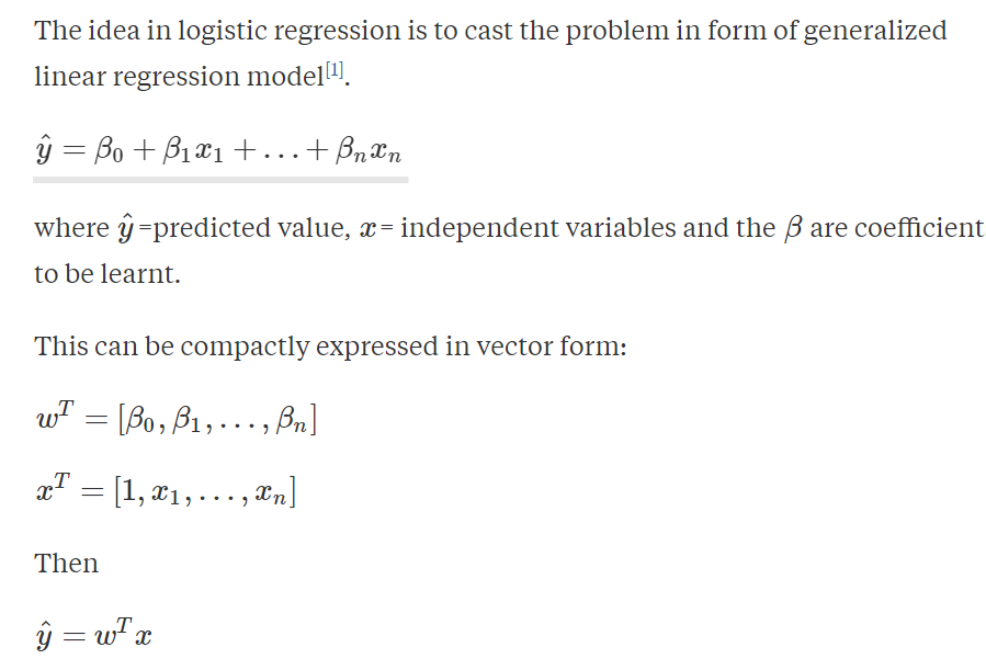 Logistic Regression(Theoretical Understanding) | by Payal Bhatia | Medium