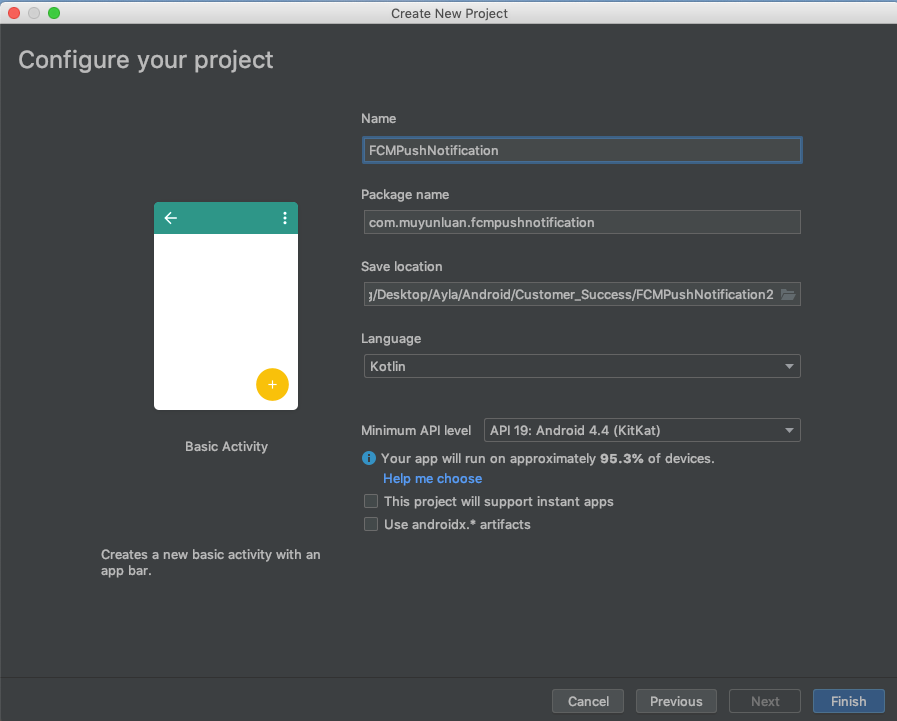 Using Fcm To Create Android Push Notification Kotlin By Fei Deng 9929
