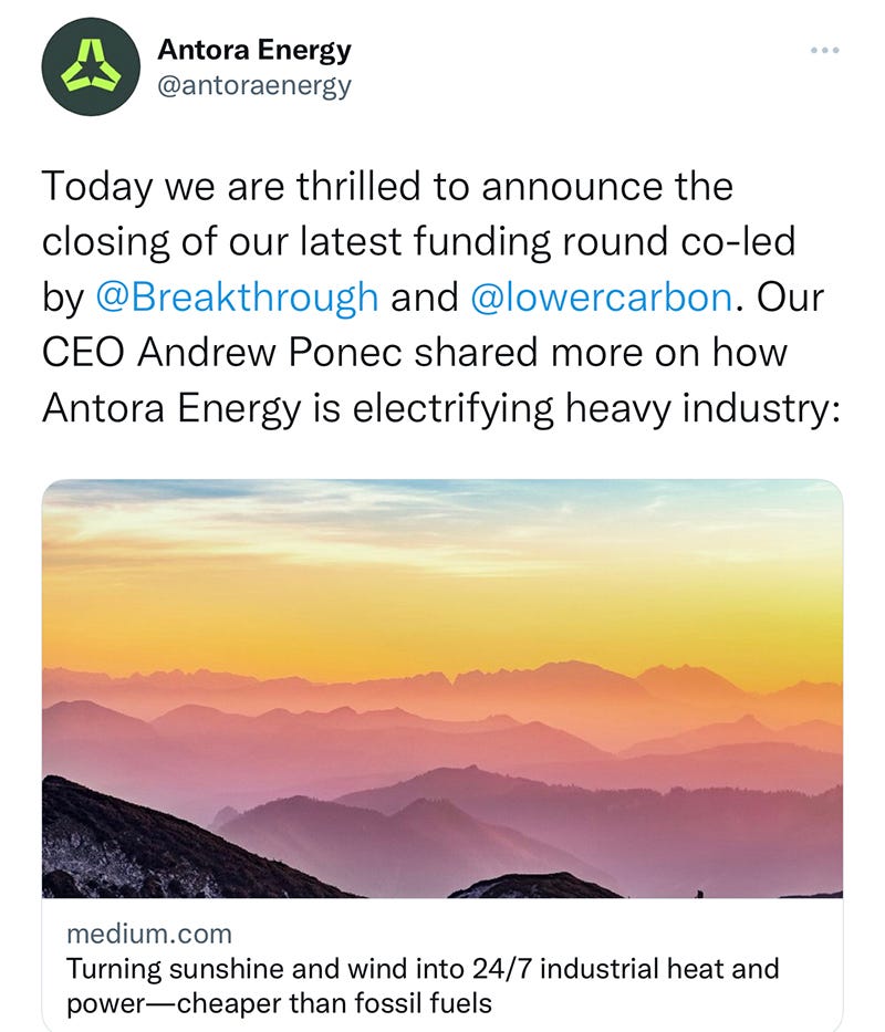 Bill Gates and Others Commit $50M to Antora Energy’s Zero-carbon ...