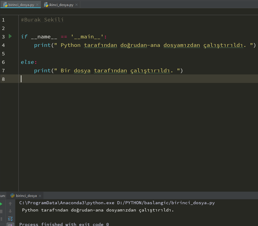 Python__name__ == ‘__main__’ yapısı | by Burak Sekili | Medium