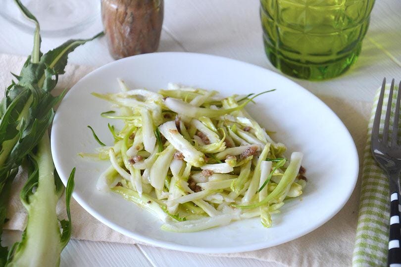 Puntarelle alla romana e catalogna in saltata in padella. | by ...