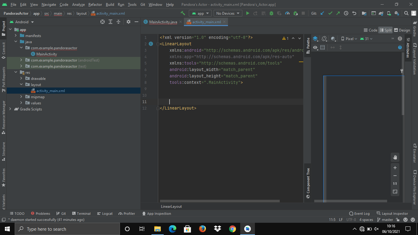 Cara Mengatur Layout di Android Studio. Kita buka Project kita lalu kita arahkan ke res>layout ...
