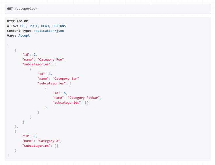 Usando Django MPTT em APIs REST. Nesse post vamos ensinar como usar o… | by Gilson Filho | Medium