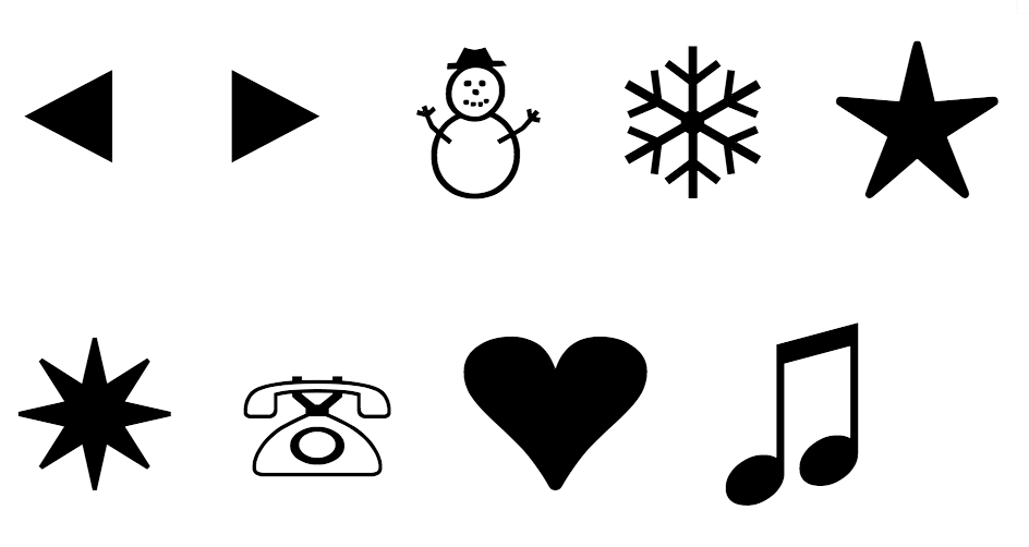 Using unicode font icons | by Kim T | Creative Technology Concepts ...