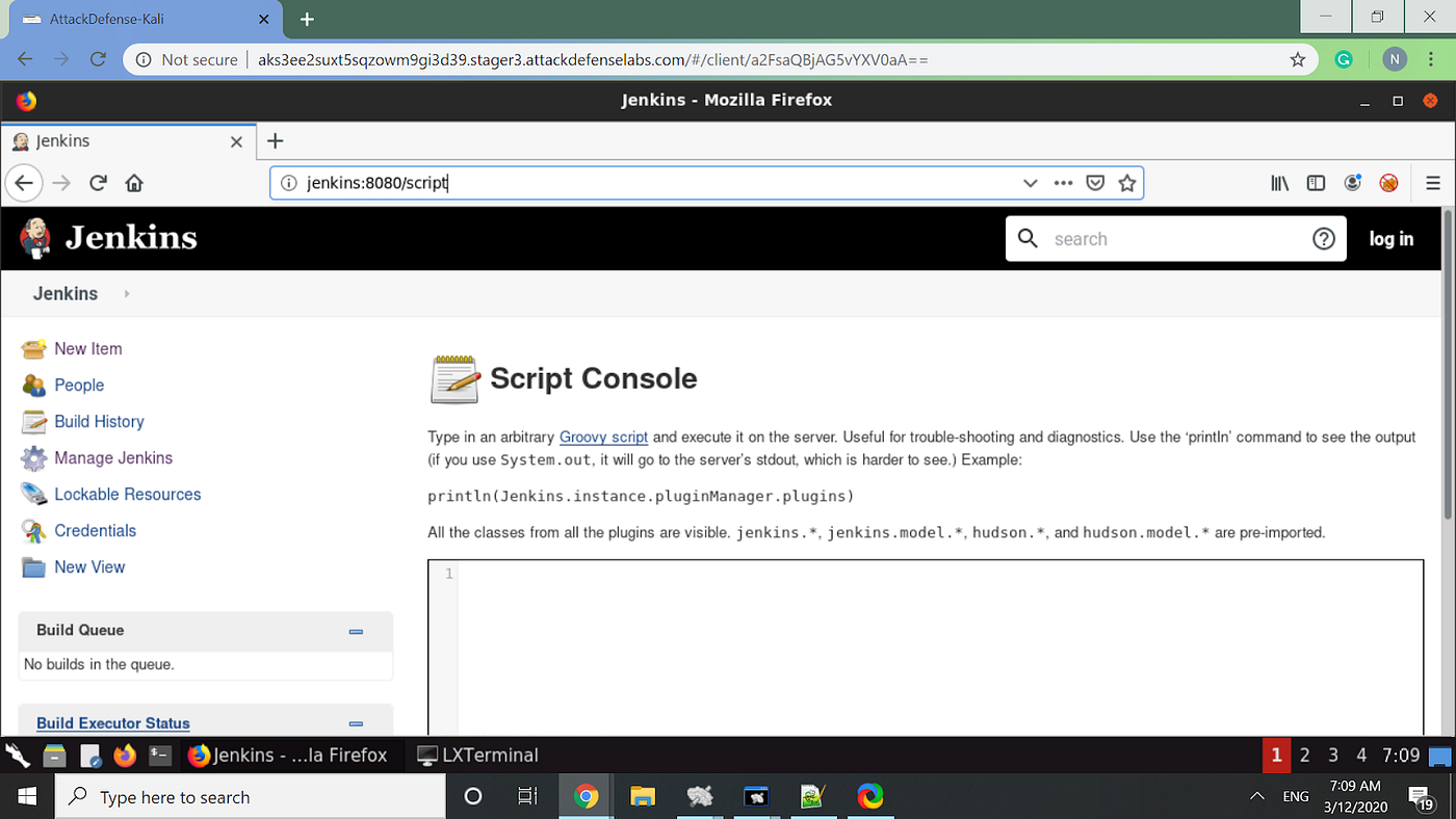 Abusing Jenkins Groovy Script Console to get Shell | by Nishant Sharma ...