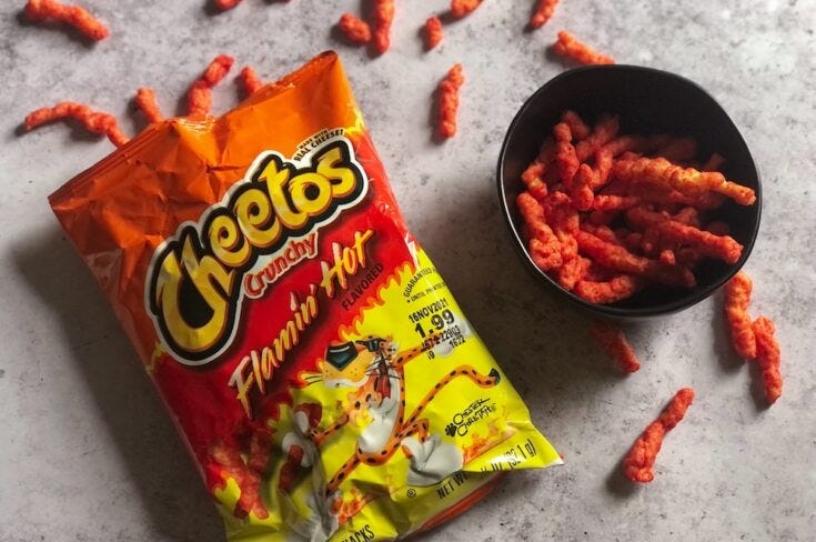 The Art of the Flaming Hot Cheeto | by B J Zavaleta | Medium