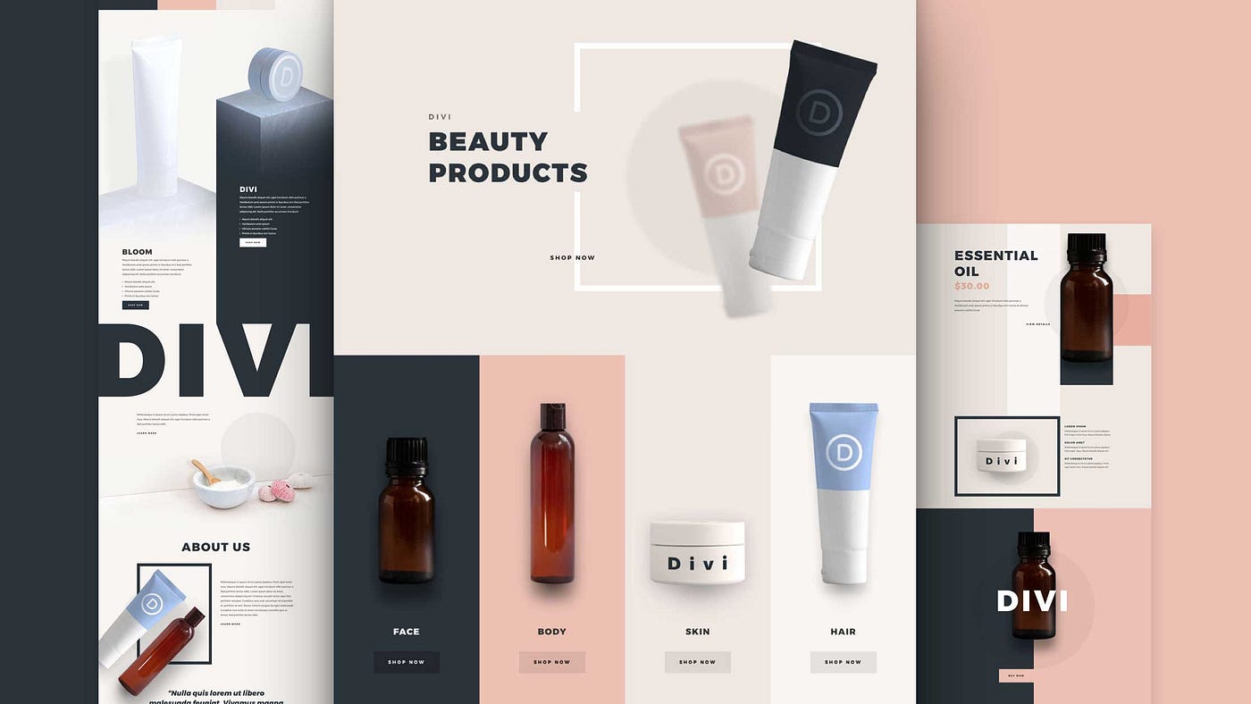 Get a FREE Beauty Product Layout Pack for Divi | by Zubayer Rahman Sayem | Medium