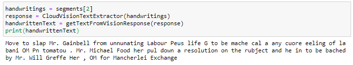 Printed And Handwritten Text Extraction From Images Using