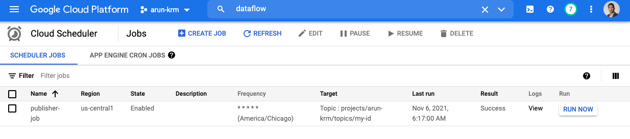 Build data pipeline and handle stream processing with Google Cloud’s Cloud Pub/Sub and Dataflow ...