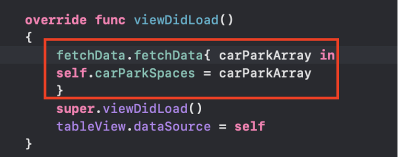 Fetching data from API, passing to view Controllers using completion handlers and populating ...