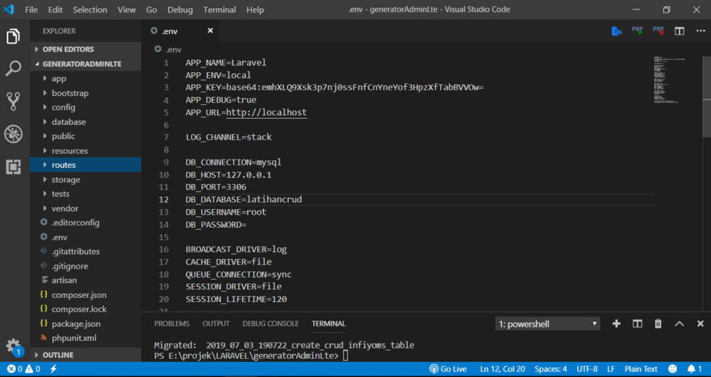 Membuat CRUD Laravel Dalam Waktu 10 Menit | by Bagus Kurniawan | Medium