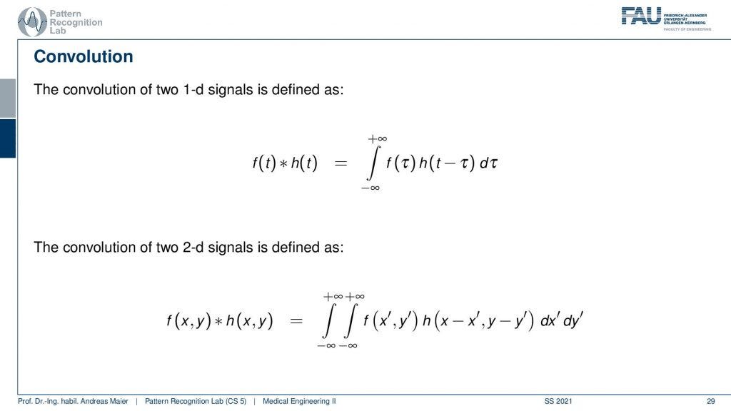A Simple Introduction to Convolutions | by Andreas Maier | CodeX | Medium