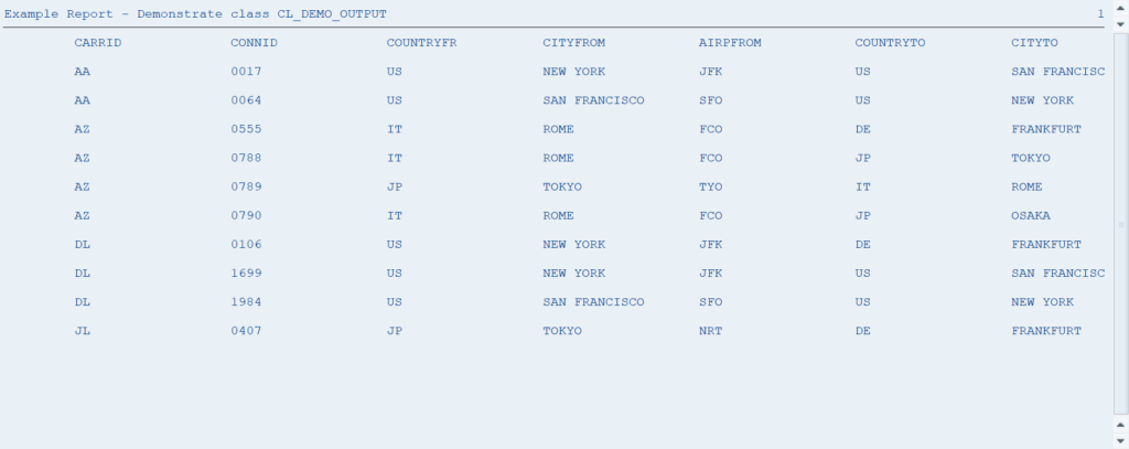 Introducing CL_DEMO_OUTPUT. Since the release of AS ABAP version… | by Matthew Tice | Medium