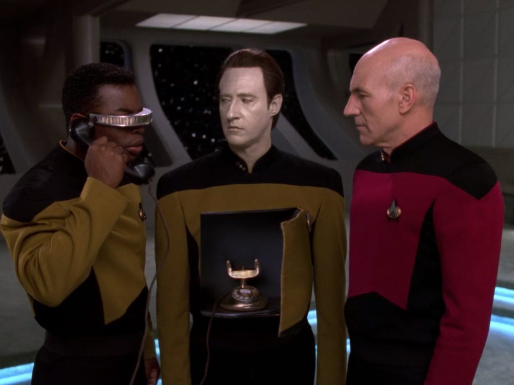 Star Trek: The Next Generation episode review — 7.6 — Phantasms - As ...