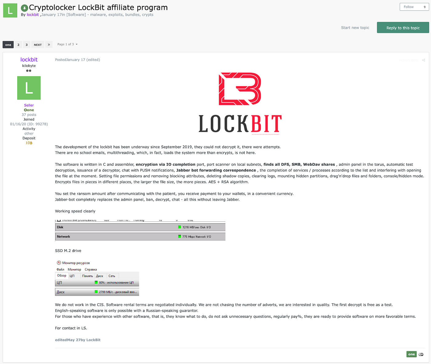 Evolution of LockBit to 3.0. Author: HOTSAUCE | S2W TALON | by S2W | S2W BLOG | Medium