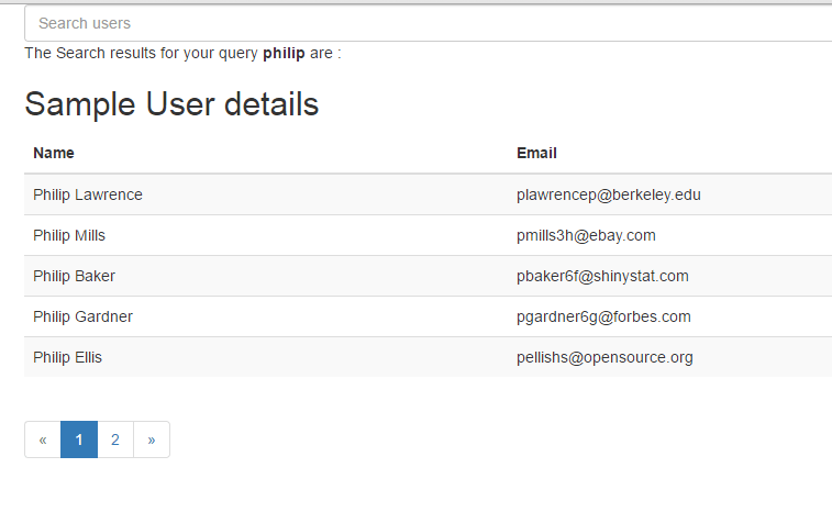 Paginated Data With Search Functionality In Laravel By Avinash