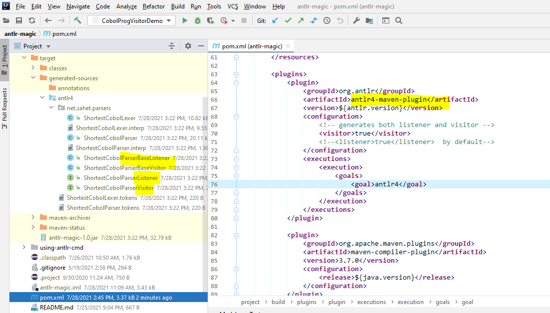 Antlr Magic — Developing Mainframe Language Applications Using Language Recognizer By Azat