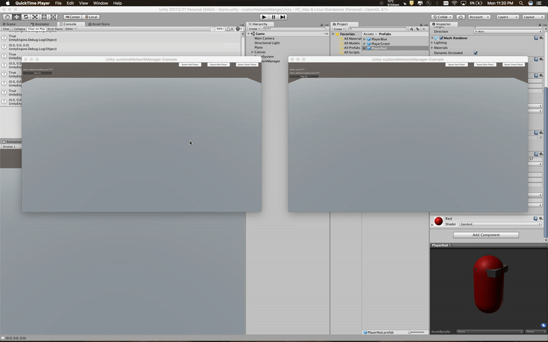 Using multiple player prefabs with UNET in Unity | by Pulkit Juneja | Medium