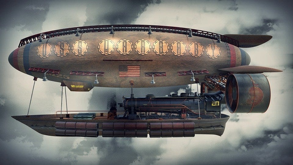 Airship, a steampunk dream and the future of travel | by Reda Attarça ...