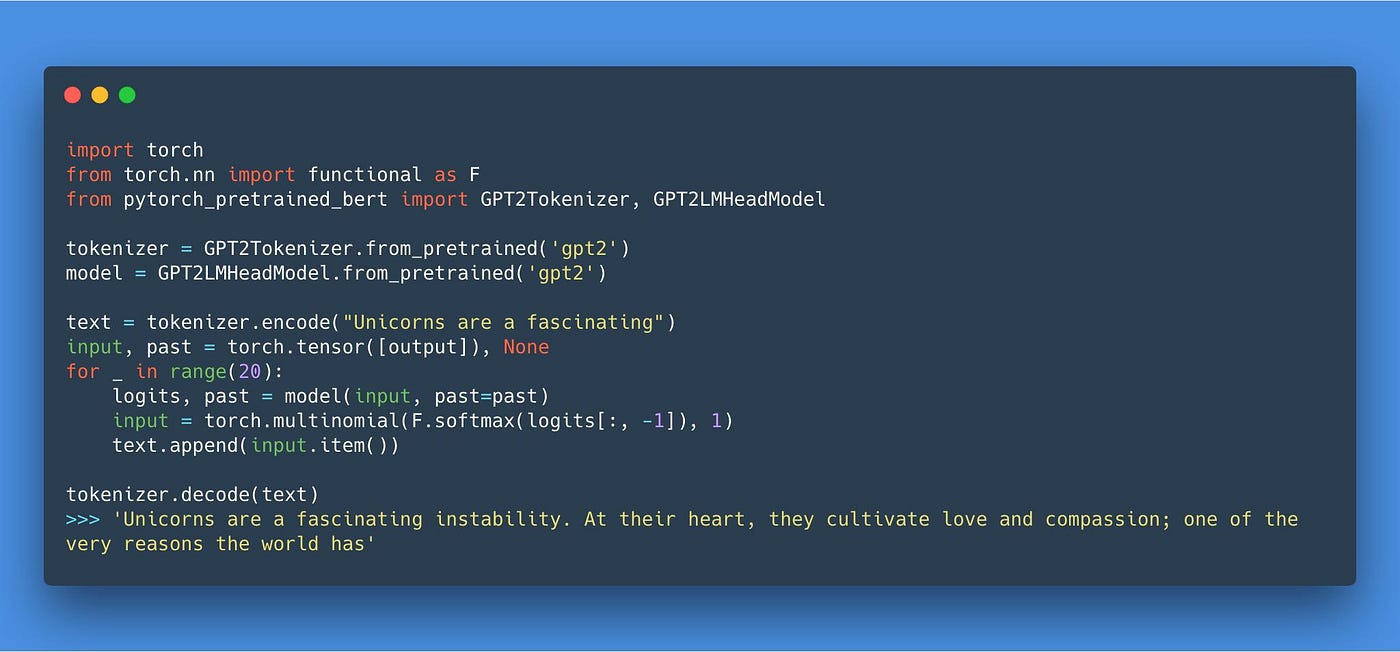 PyTorch Reimplementation of OpenAI GPT-2 Small Model Released | by Synced | SyncedReview | Medium
