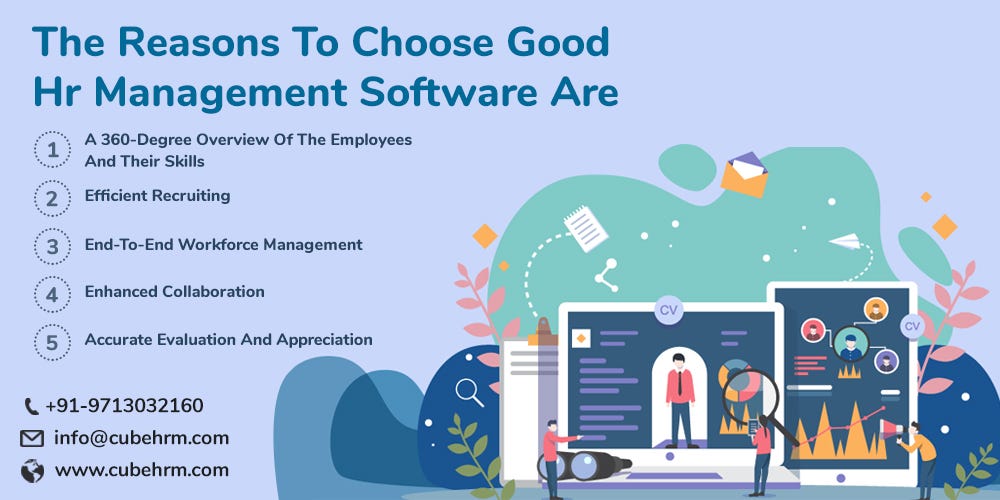 Reasons To Choose Good HR Management Software | by Cube HR Management ...