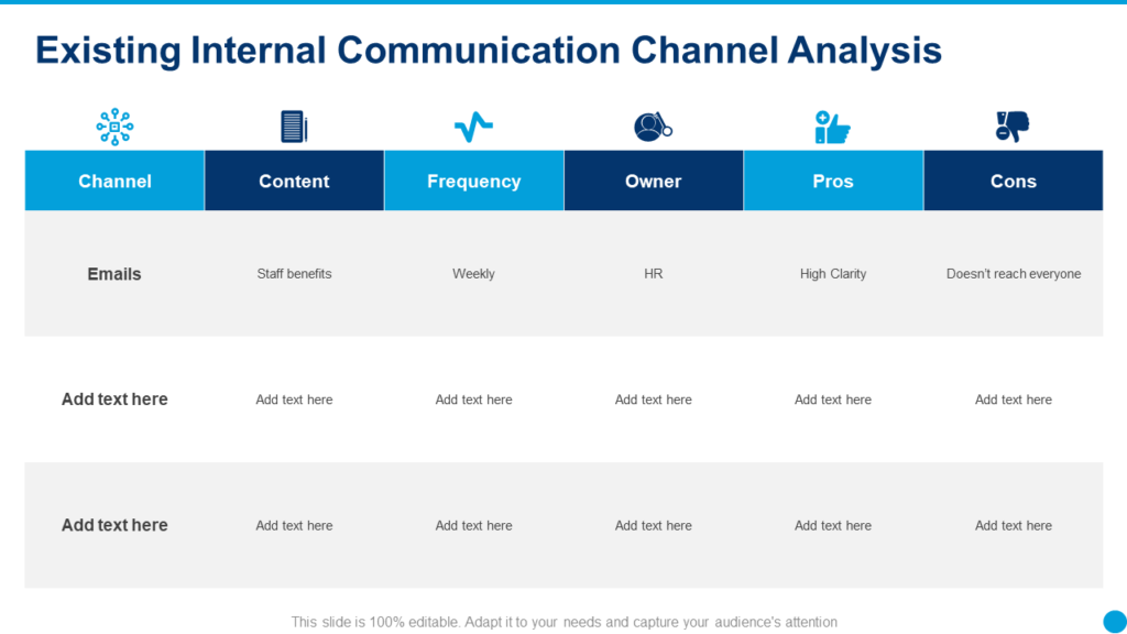 Internal Comms Template