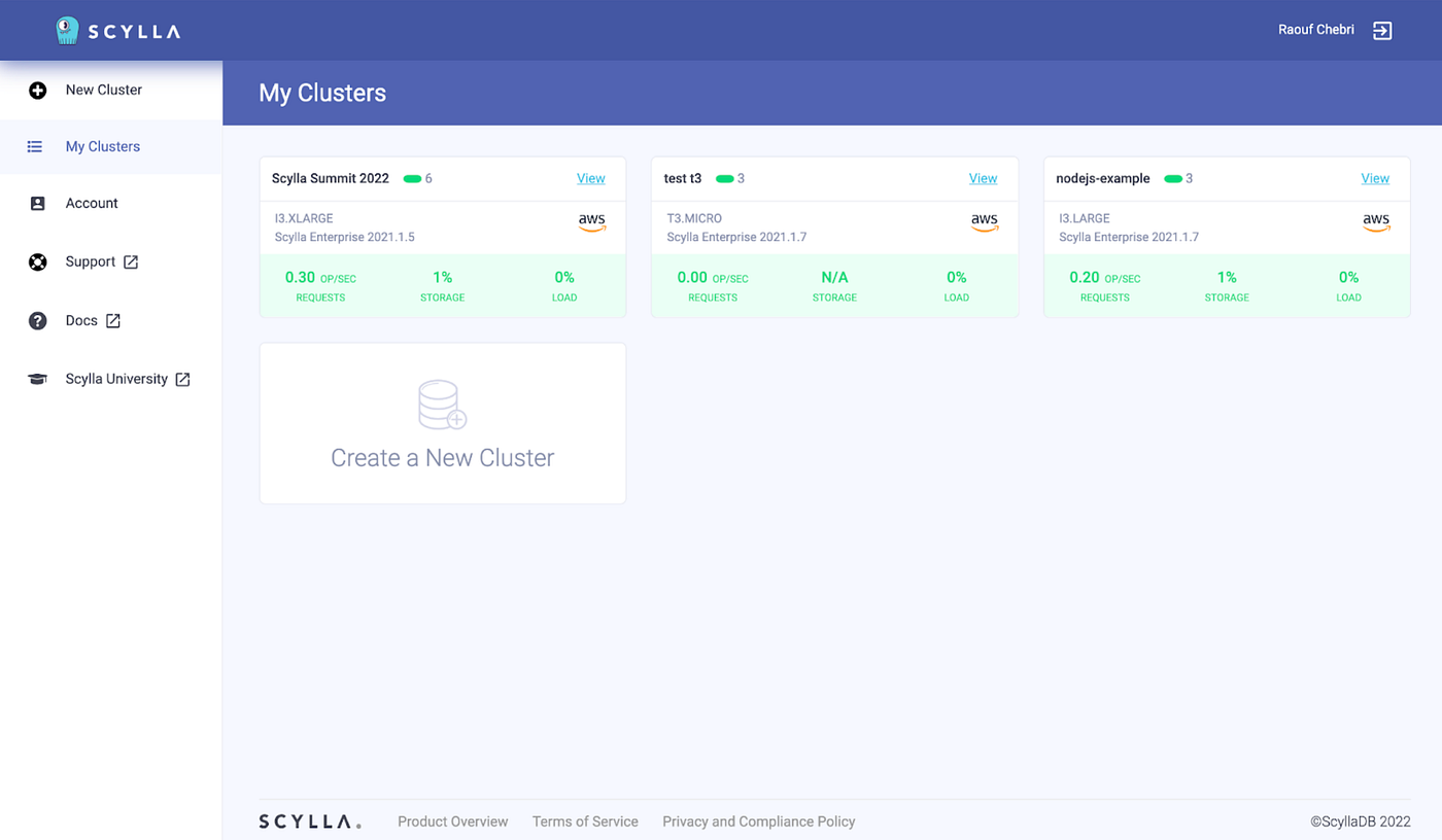 Getting Started with ScyllaDB Cloud Using Node.js Part 1 | by Raouf Chebri | Apr, 2022 | Medium