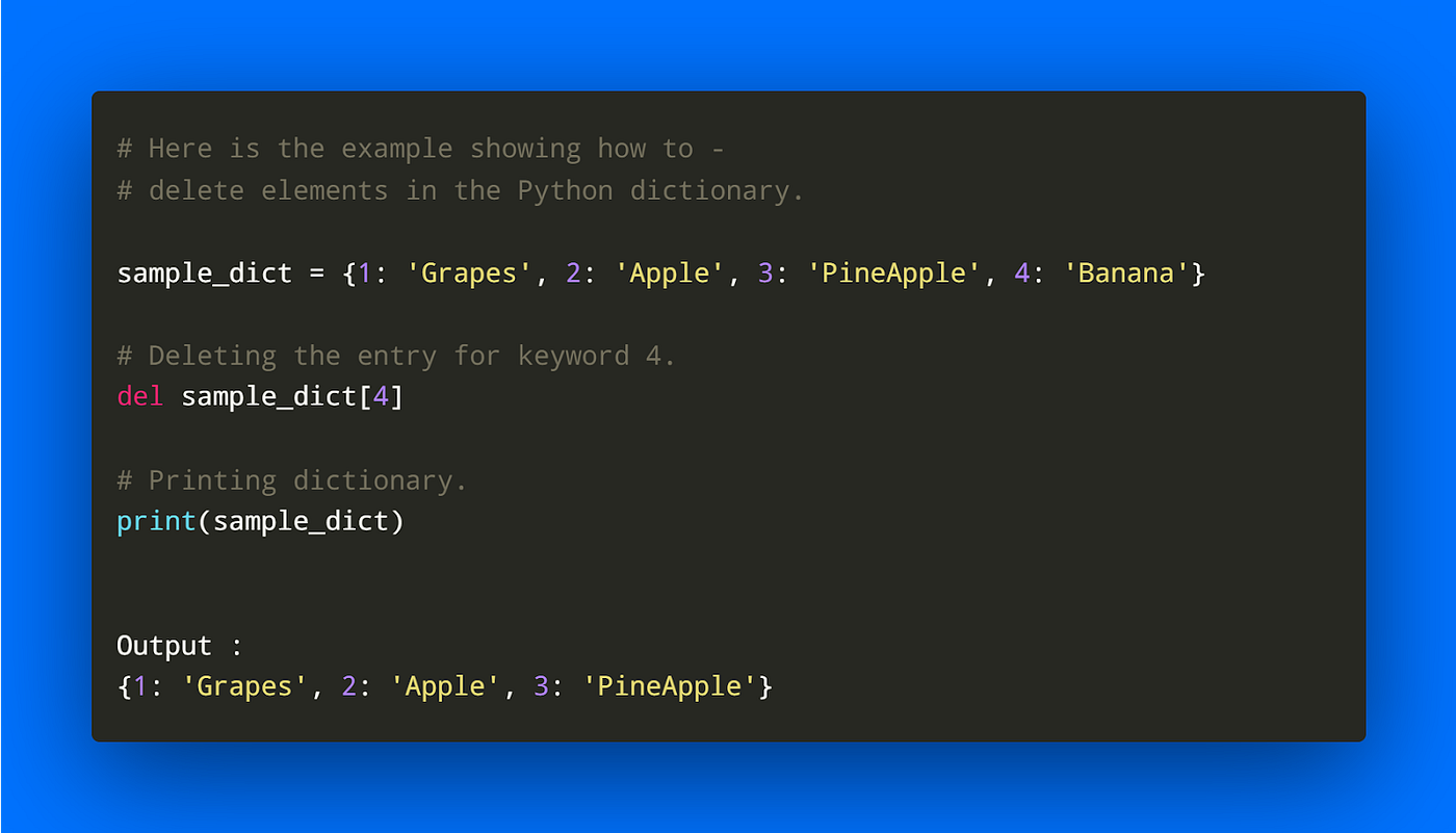 MarDevs introduces you to the Dictionary in Python | by MarsDevs | Sep, 2022 | Medium