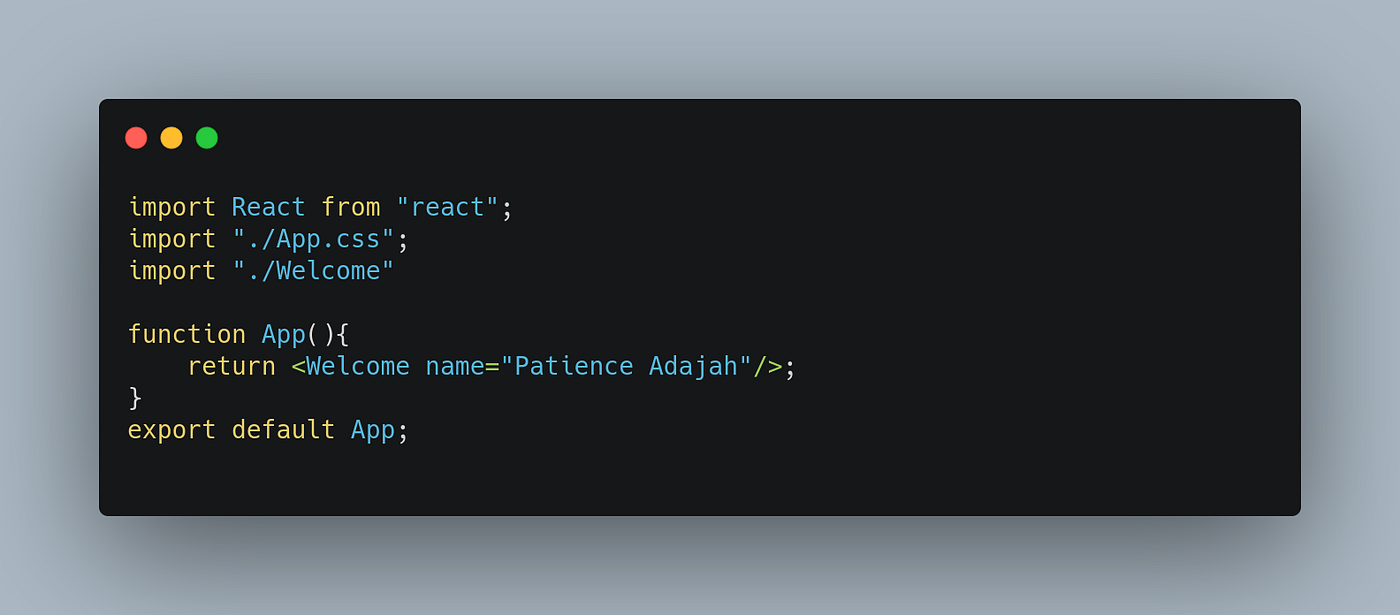 Getting Started with React: The building blocks | by Patience Adajah ...