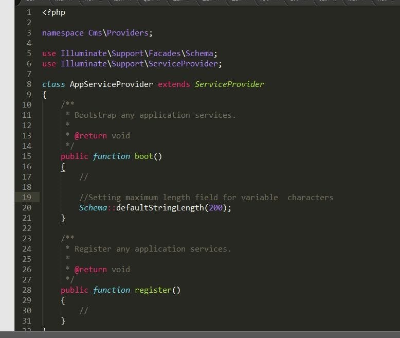 Laravel 5.4 error: Specified key was too long | by KodeHauz Inc ...