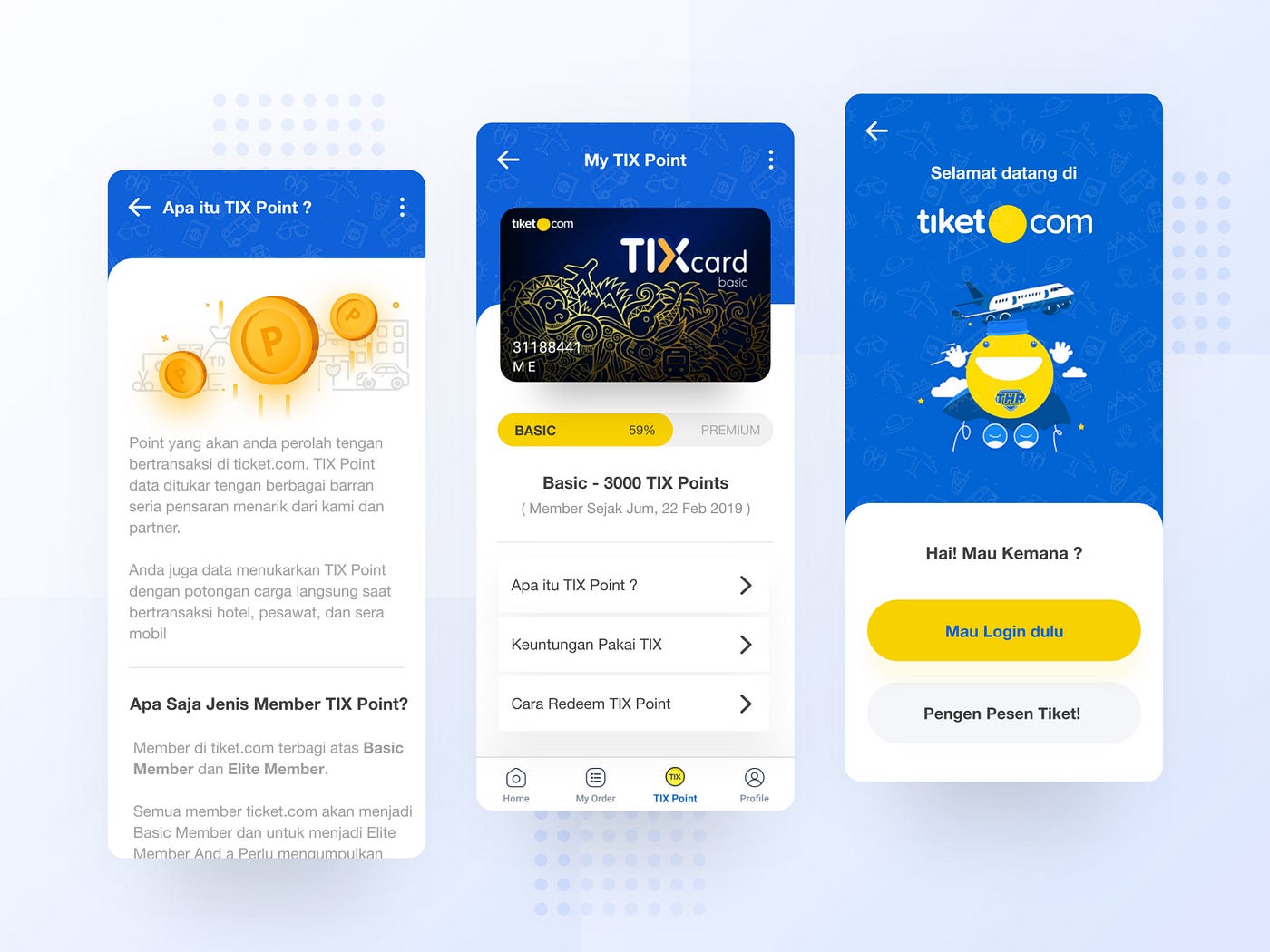 Personalisasi Maskot t-man di UI/UX tiket.com | by Moch. Zamroni ...