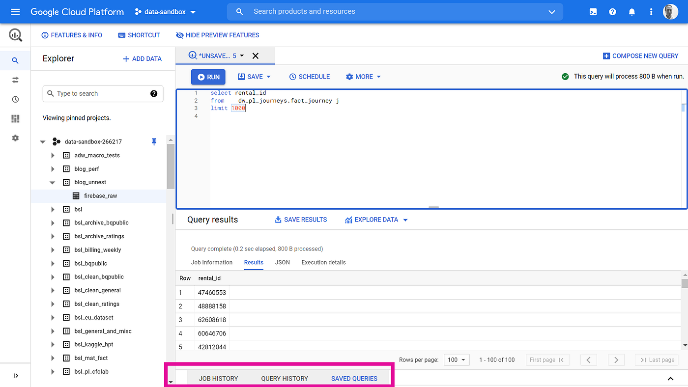 BigQuery New UI 2021 - All there is to know! | Towards Data Science