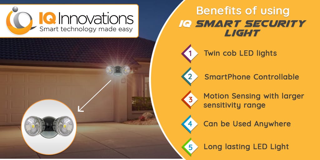 Major Benefits of Installing IQ Smart Security Outdoor Light | by IQ ...