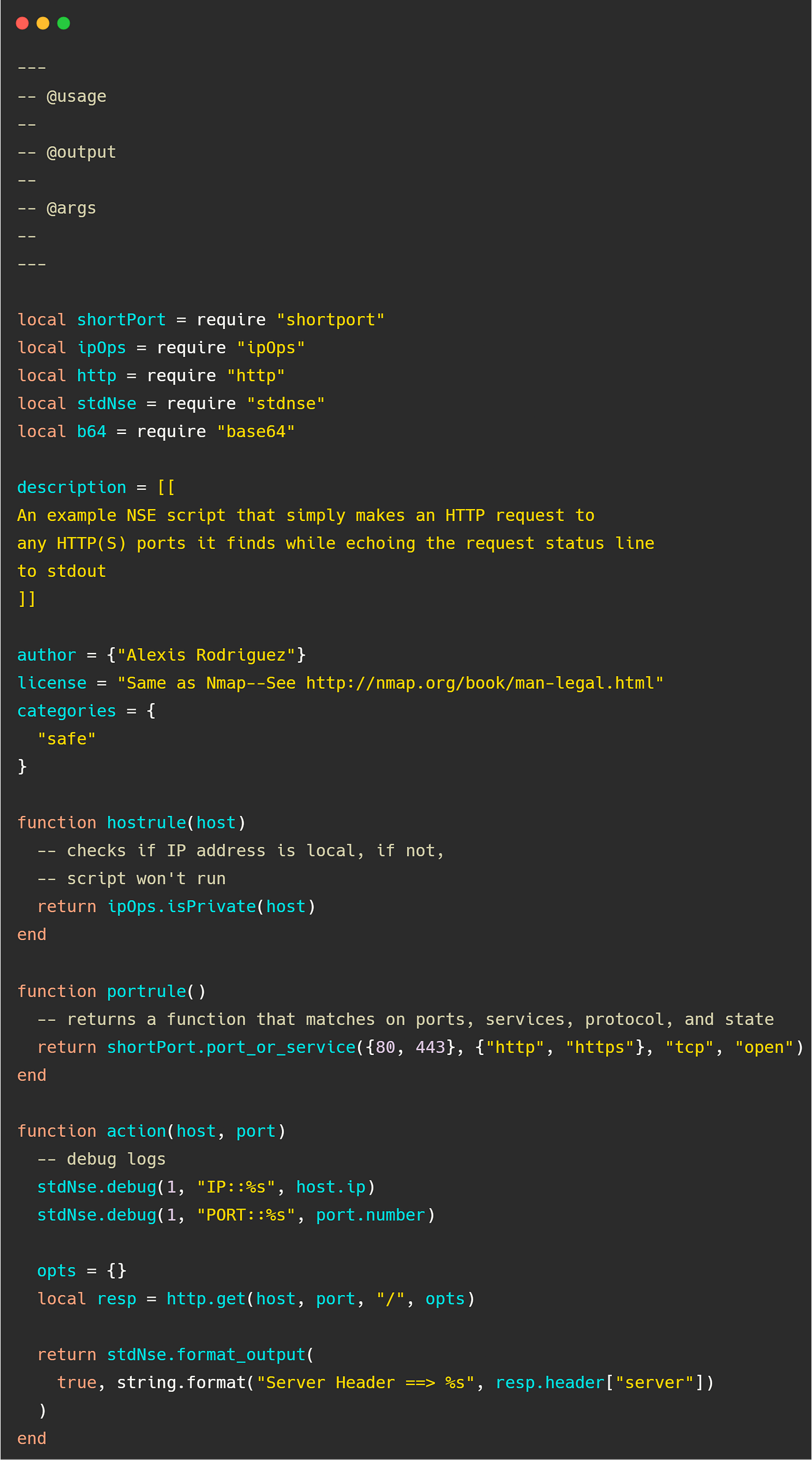 Writing Nmap Scripts. Get More from Nmap by Writing Your Own… | by Alexis Rodriguez | Geek ...