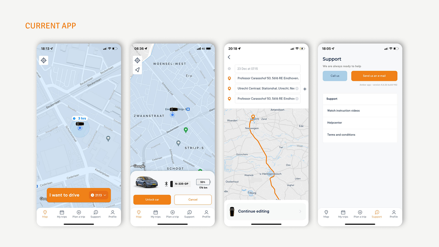 UX/UI Case study: This is what the Drive Amber app is missing | by ...