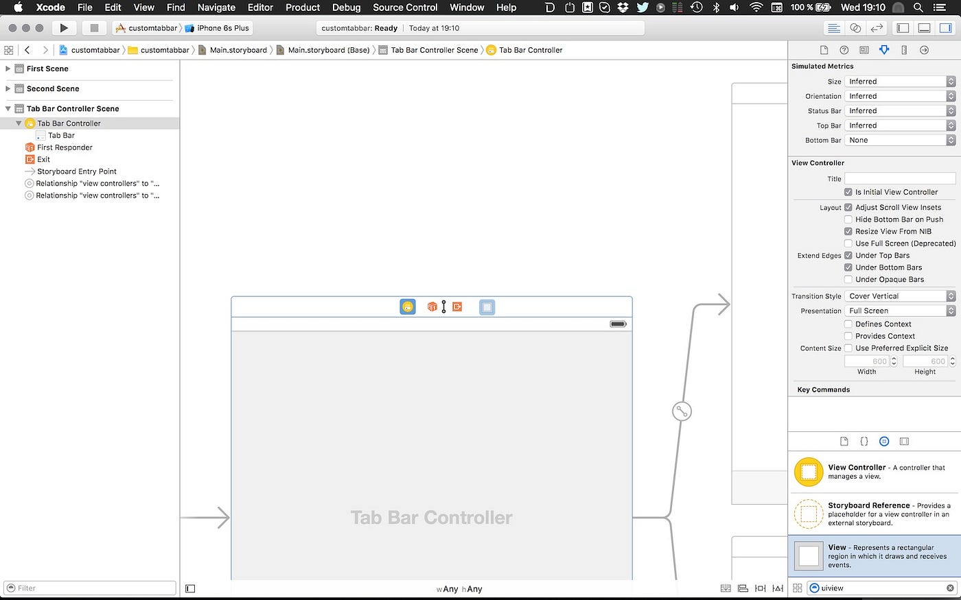 Create an iOS custom TabBar with Swift | by Daniel Tamas | Medium